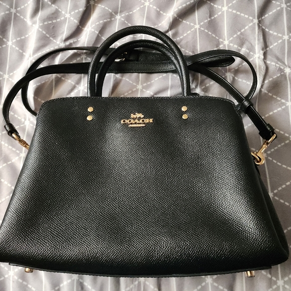 Coach | Bags | Nwot Coach Mini Lillie Carry All Black Purse | Poshmark